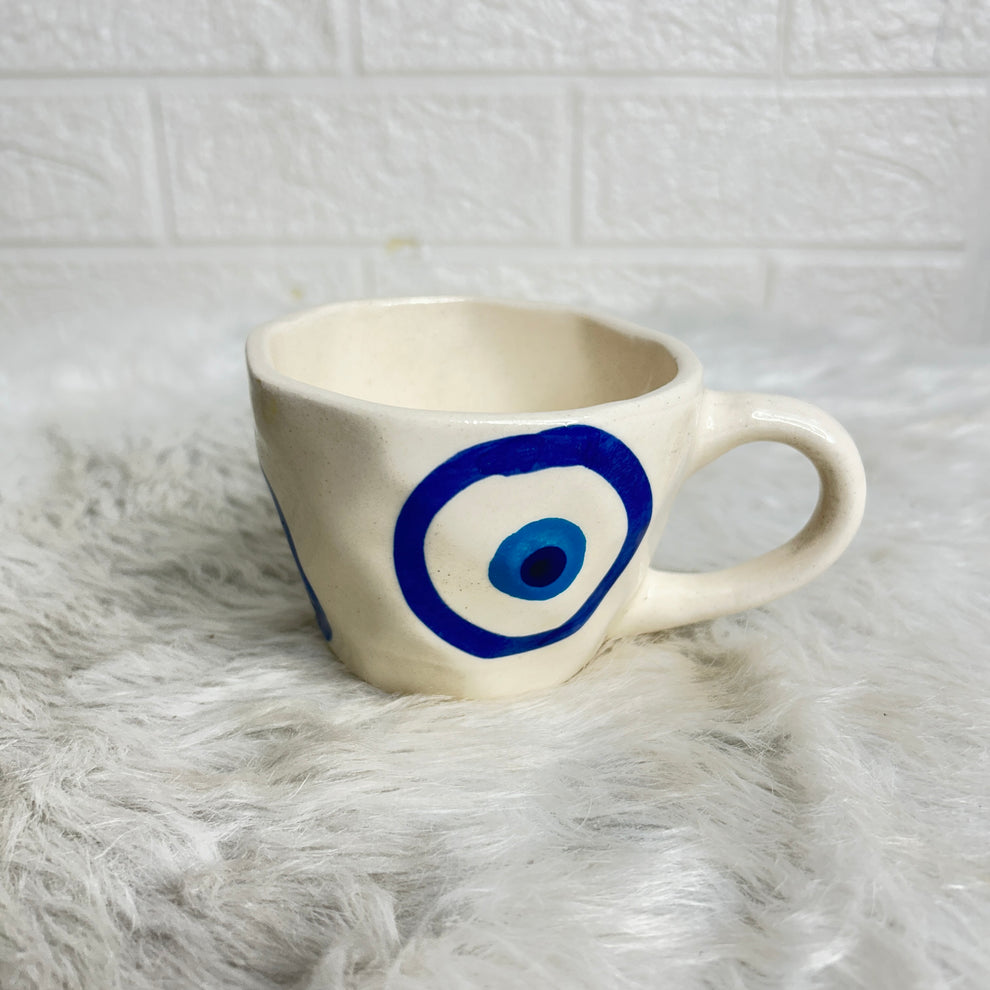 Evil Eye Cup - By Ceramics and Home – CERAMICS AND HOME